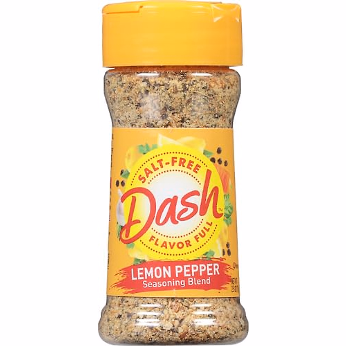 Dash Salt-Free Seasoning Blend, Lemon Pepper, 2.5 Ounce