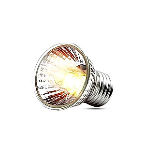 Eboxer Pet Reptile Heat Lamp UVA UVB Heating Light Bulb Pet Full Spectrum Sunlight Lamp for Reptile Amphibian and Incubating Chicken Use, etc (50w)