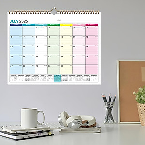 Kyweel Wall Calendar 2023-2024, January 2023-June 2024, 15" x 12", Highlight Holidays, Planning Calendar, Thick Paper