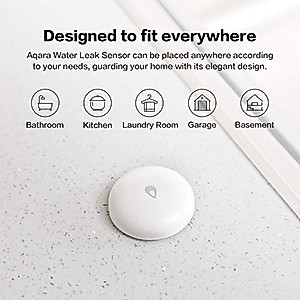 Aqara Smart Hub M1S Plus Aqara Water Leak Sensors, Wireless Water Leak Detector For Alarm System and Smart Home Automation