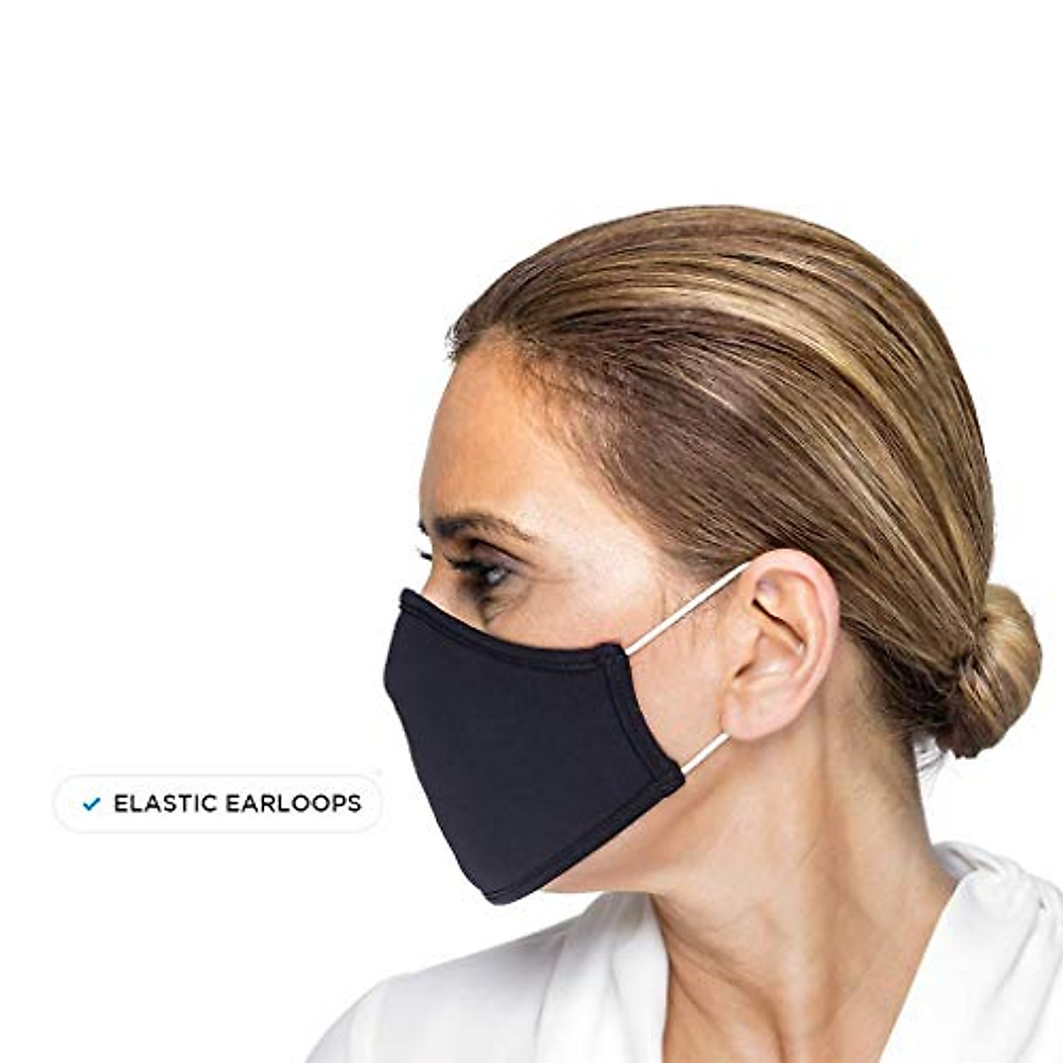 Guria Fashion Protective Cloth Face Mask, Washable Reusable Spandex Fabric - Unisex, 20+ Colors Available