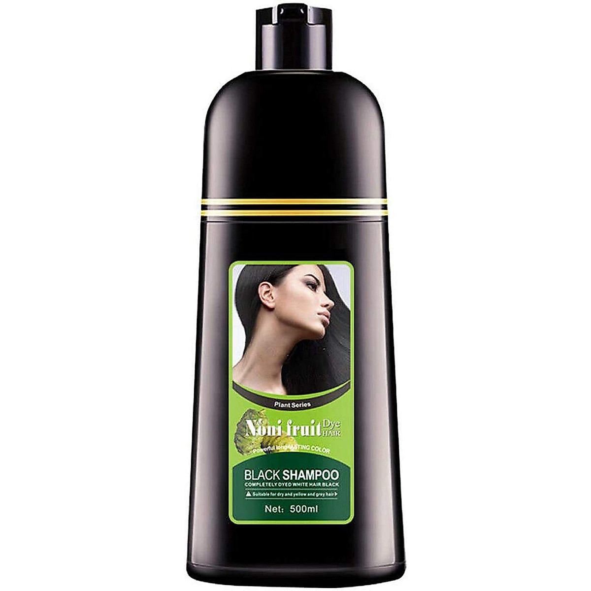 TIFALEX Organic Natural Fast Hair Dye Only 5 Minutes Noni Plant Black Shampoo