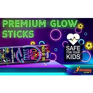 Glow Sticks Bulk -205-Pcs- Glow in The Dark Eye Glasses Kit/Party Supplies tri Bracelets- Necklaces & More-12 Hours Glow Party Pack for Kids- Party Favors for kids 8-12