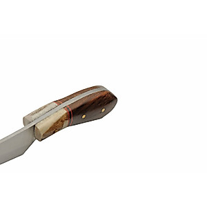 Little Doe Bone/Wood Handle 4.75″ Stainless Steel Hunting Knife