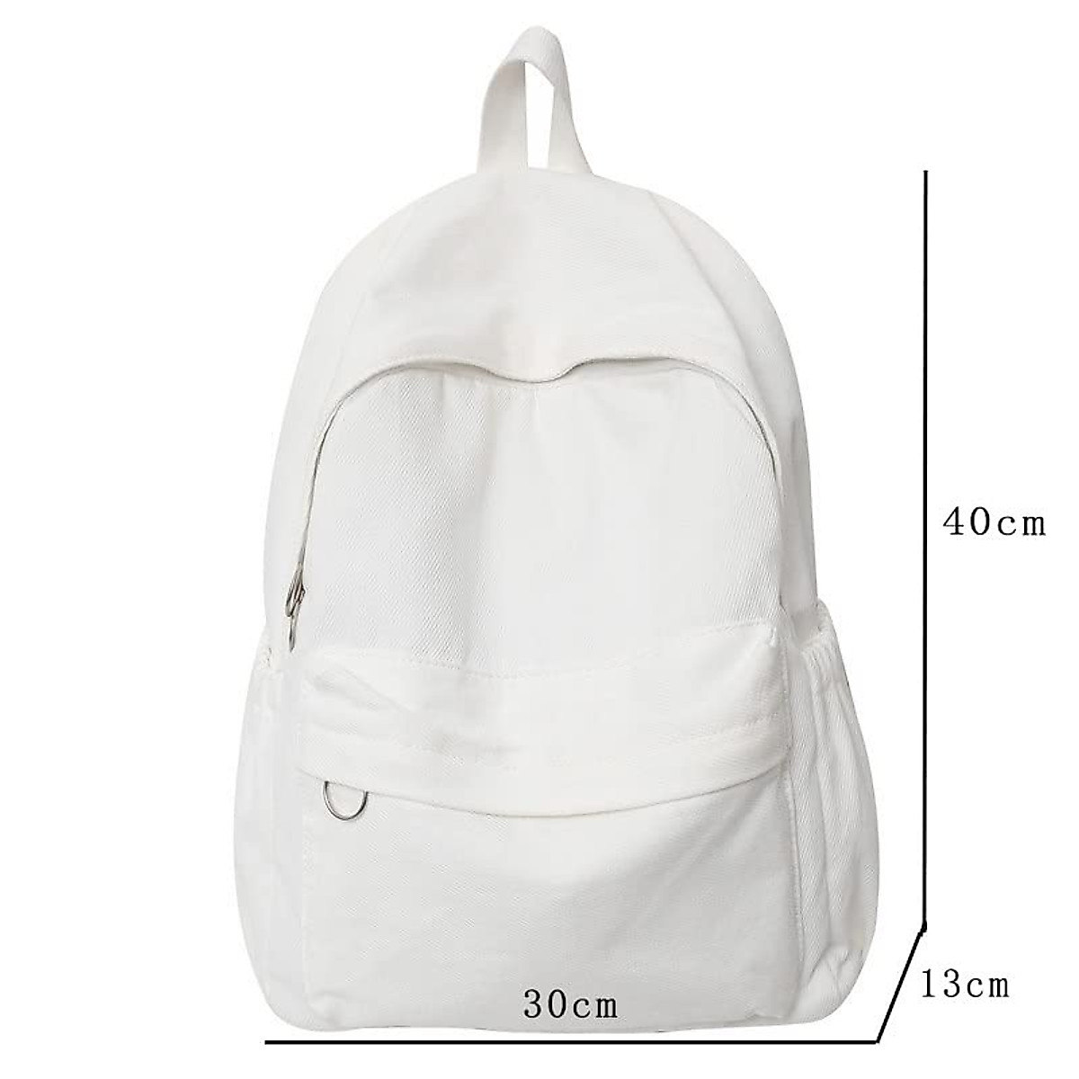 DINGZZ Fashion Canvas Backpack Travel Bag Backpacks School Bag for Teenage Girls (Color : D, Size : 30 * 13 * 40CM)