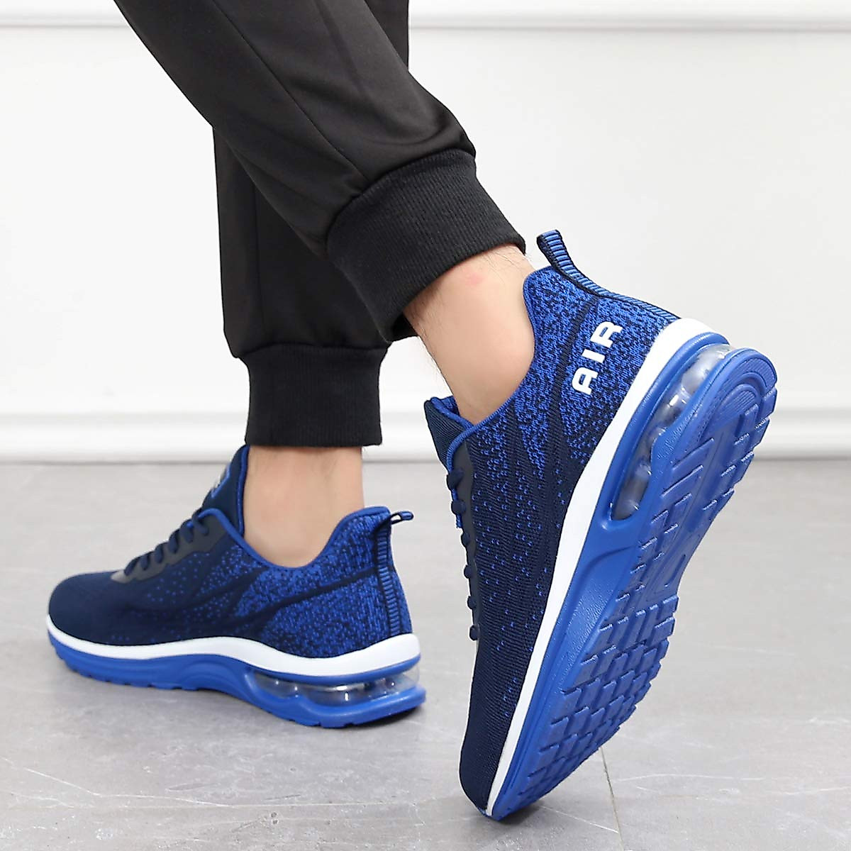 GANNOU Men's Air Athletic Running Shoes Fashion Sport Gym Jogging Tennis Fitness Sneaker (Darkblue US 11 B(M)…