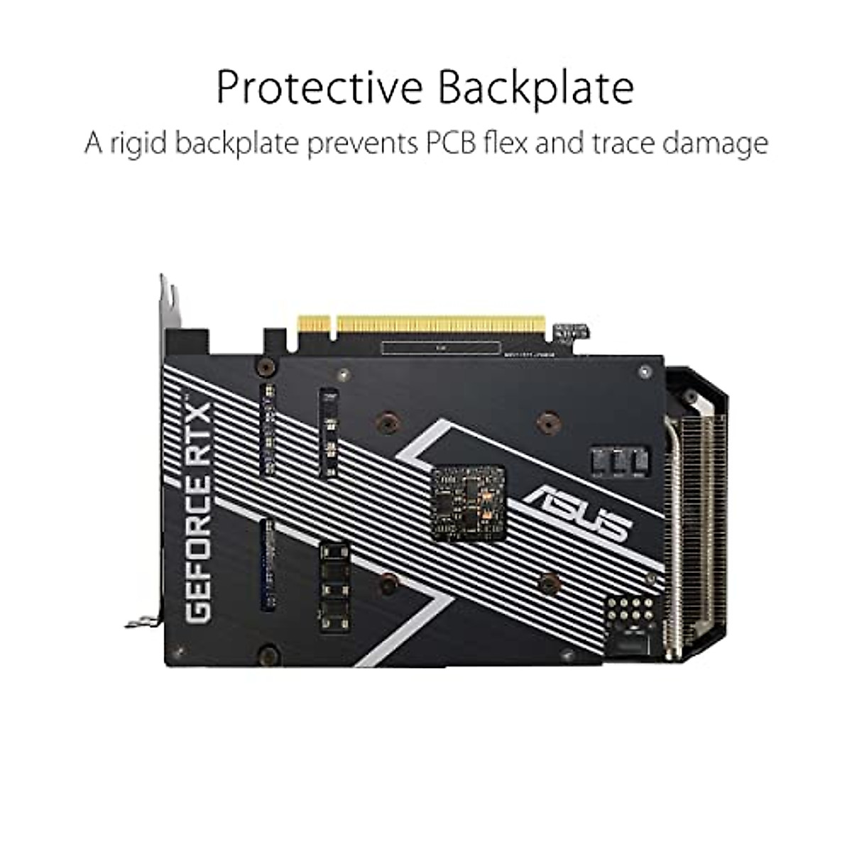 ASUS Dual NVIDIA GeForce RTX 3050 OC Edition Gaming Graphics Card - PCIe 4.0, 8GB GDDR6 Memory, HDMI 2.1, DisplayPort 1.4a, 2-Slot, Axial-tech Fan Design, 0dB Technology, Steel Bracket