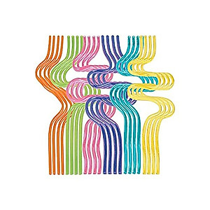 Mega Pack Krazy Straw, Assorted Colors, 72-Count Value Pack
