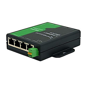 Brainboxes 8 Port Unmanaged Ethernet Switch Wall Mountable - 8 Ports - TAA Compliant - 2 Layer Supported - Twisted Pair - DIN Rail Mountable, Wall Mountable - Lifetime Limited Warranty