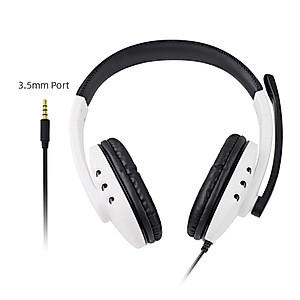 OSTENT Wired Headset Headphone Earphone for Sony PS5 Console Game