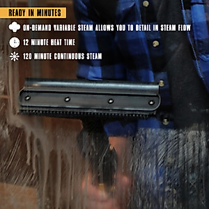 McCulloch MC1385 Deluxe Canister Steam Cleaner with 23 Accessories, Chemical-Free Pressurized Cleaning for Most Floors, Counters, Appliances, Windows, Autos, and More, 1-(Pack), Black