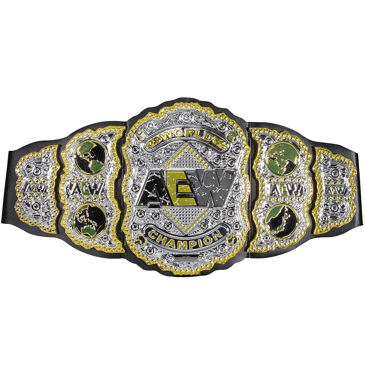 All Elite Wrestling World Championship Belt - Authentic Design Role-Play, Wear and Display Title Belt