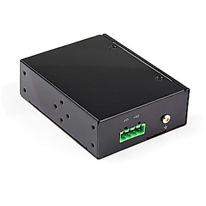 StarTech.com Industrial Gigabit PoE Splitter - 90W High Speed Power Over Ethernet PoE+++ Splitter - 12-48V DC Splitter 802.3bt - LAN/RJ45 Ultra PoE to DC Adapter - -40C to +75C (POESLT1G48V)