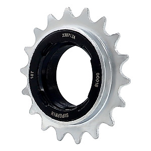 ZUKKA Single-Speed Bike Freewheel,18 Teeth Bicycle Flywheel,Compatible 1/2 x 1/8 One-Speed Cycling Replacement Accessory
