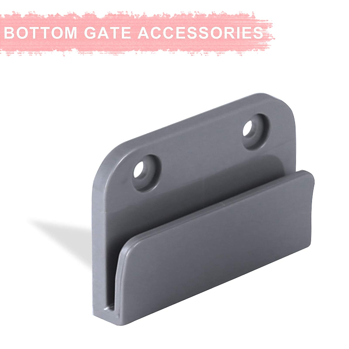 Babepai Hardware Replacement Parts Kit for Retractable Baby Gate, Full Set Wall Mounting Accessories Brackets Anchors Screws Wall Spacers Latches Repair Parts for Retractable Gate Asin B07TFS3V3Z