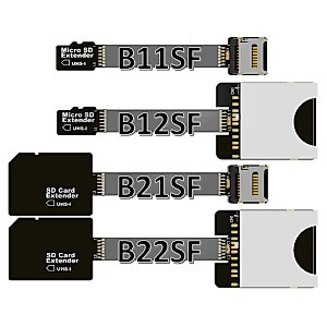 ADT-Link SD toSDHC SDXC UHS-I SD Card Extender Cable TF Memory Card Extension Card high-Speed Transmission Extension Flat Cable. (3cm, B11SF)
