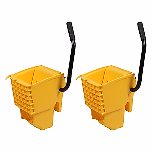 (2 Pack) Mop Wringer Only for 26-Qt or 35 Qt Commercial Side Press Mop Bucket, Yellow
