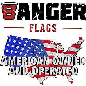 Banger - Melanie Martinez Pink American USA Flag Cry Baby Crybabies Pop Artist Motivational Inspirational Office Gym Wall Dorm Decor Design on a 3X5 Feet Flag with 4 Grommets for Easy Wall Hanging. Authentic BANGER FLAG