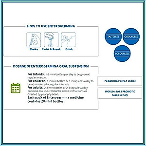 Enterogermina 2 Billion-20 Vials (2 Pack)