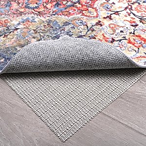 Coyacool Non Slip Rug Pads for Hardwood Floors, 8x10 Rug Pad Gripper for Area Rugs, Under Carpet Anti Skid Mat, White, Keep Your Rugs Safe and in Place