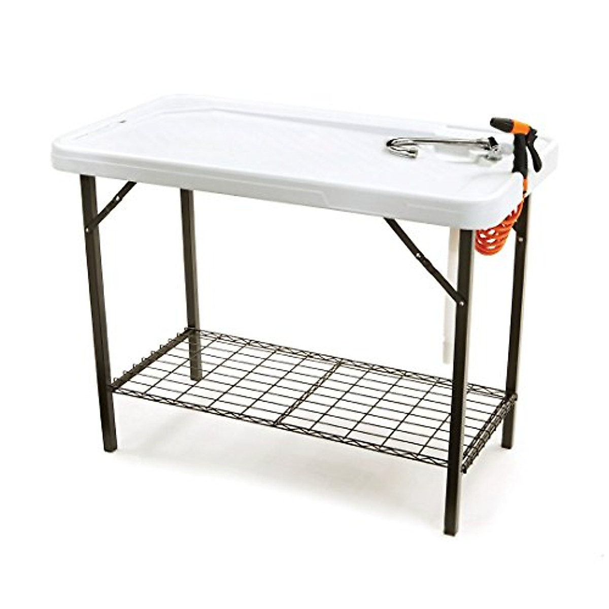 SEEK SKFT-48S Deluxe Cleaning Table, Large, White