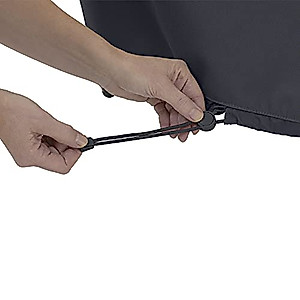 Classic Accessories Ravenna Water-Resistant 37 Inch Built-In BBQ Grill Top Cover, Black, Grill Cover, Grill Cover for Outdoor Grill, BBQ Cover