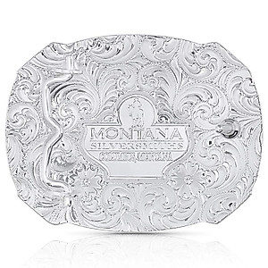 Montana Silversmiths Western Lifestyle Texas/Longhorn Made in the USA Buckle (Right Cut of the Rope Longhorn)