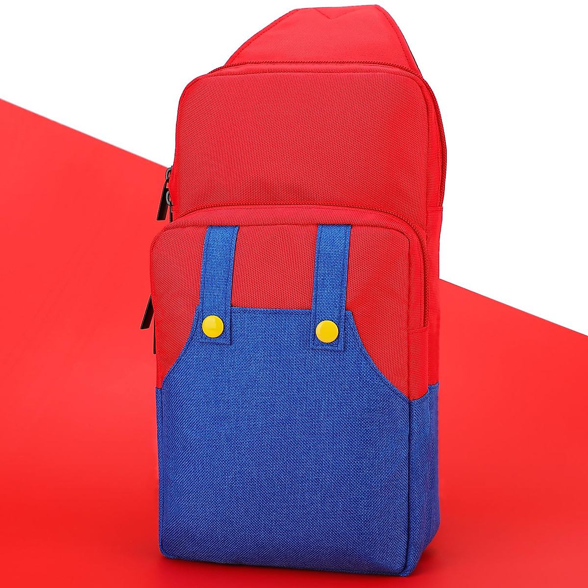 Owngen Cute Travel Bag for Nintendo Switch/Lite/OLED, Portable Small Sling Crossbody Shoulder Carrying Storage Backpack for NS Consolo, Charging Dock, Joy-Cons, Accessories for Men, Women