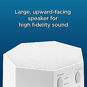 LectroFan High Fidelity White Noise Machine with 20 Unique Non-Looping Fan and White Noise Sounds and Sleep Timer