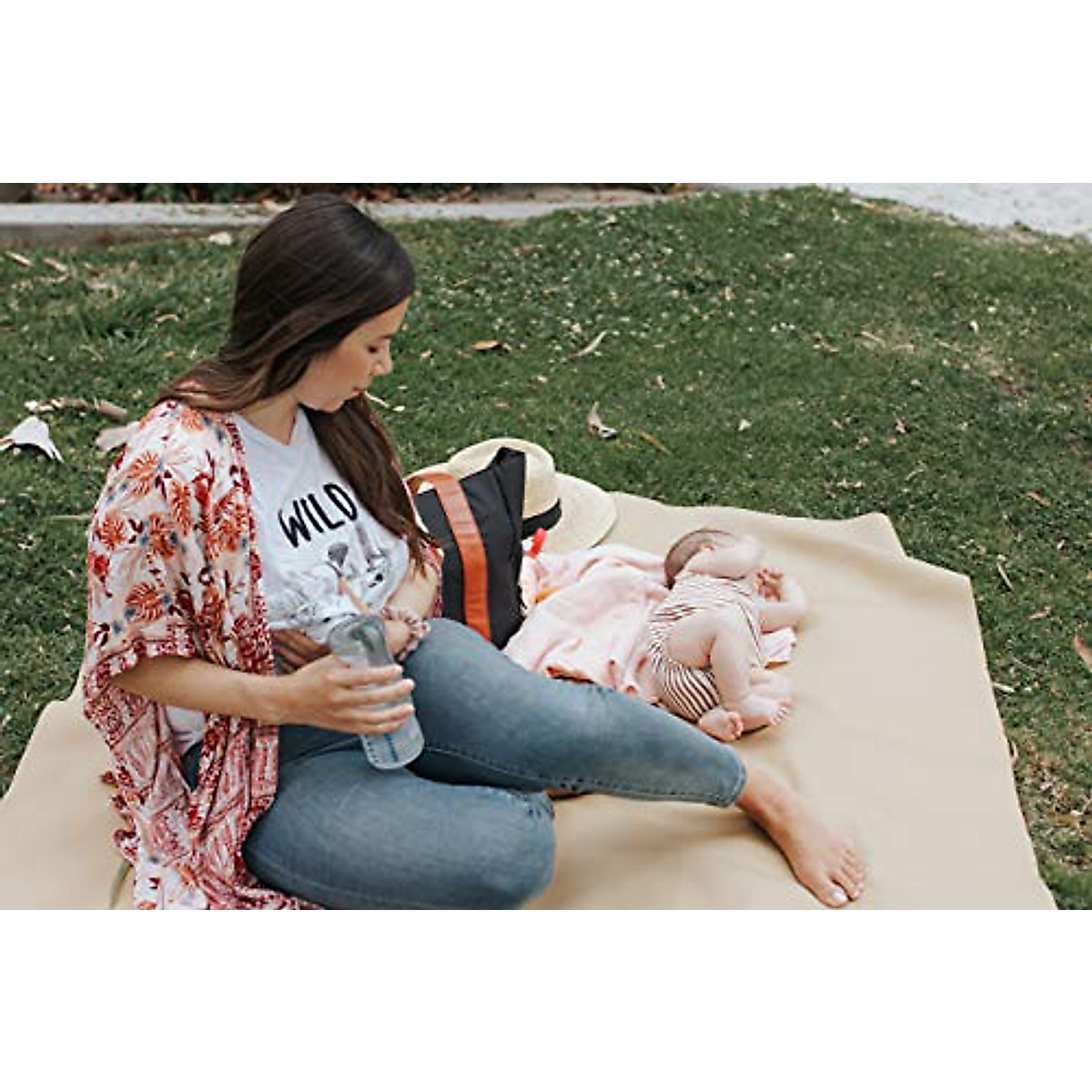 Dr. Brown's Breast-Pump Carryall Storage Diaper and Tote Bag - Black and Brown