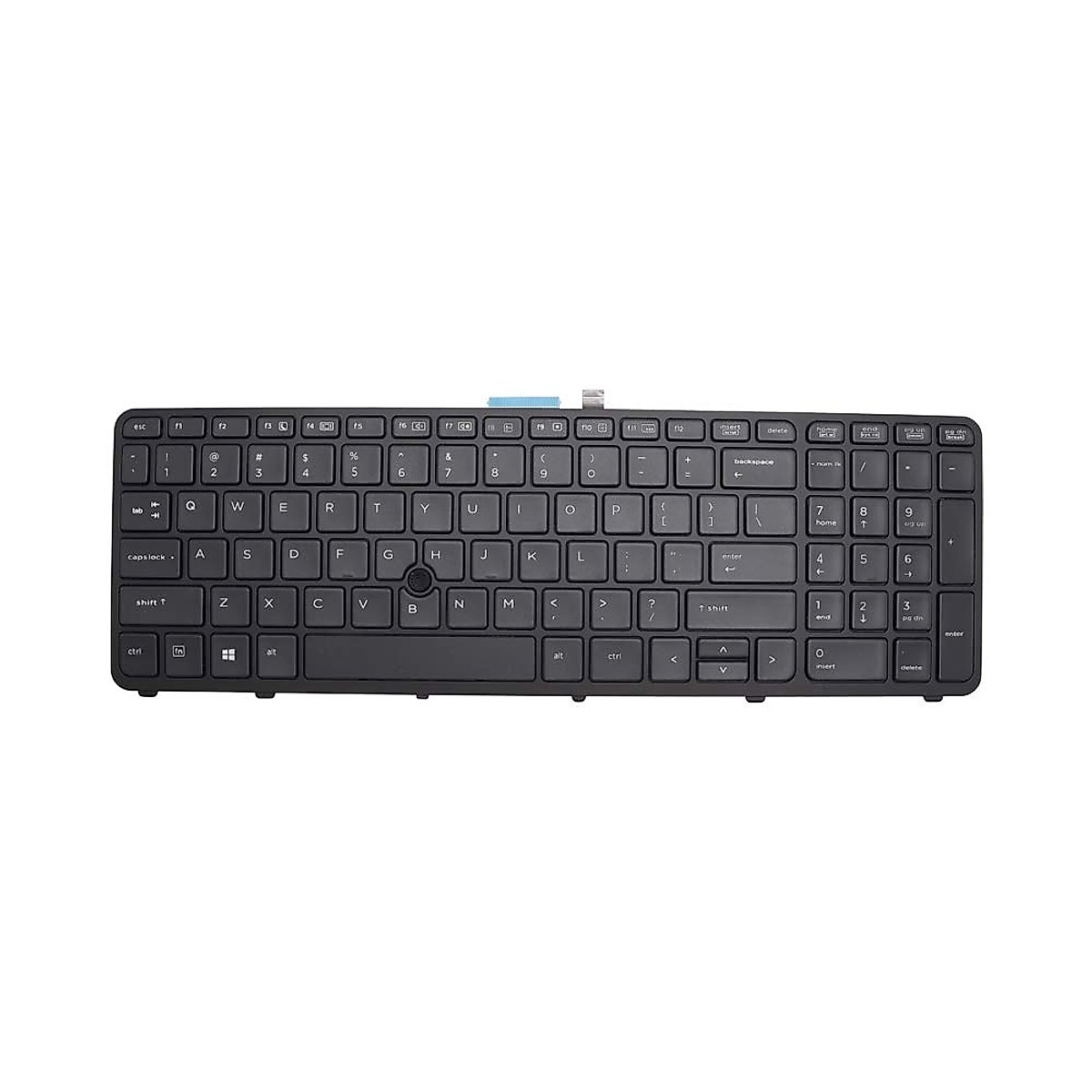 New Keyboard Replacement for HP ZBook 15 G1 G2 17 G1 G2 Series PK130TK1A00 SK7123BL MP-12P23USJ698W PK130TK2A00 733688-001 with Backlit Pointer