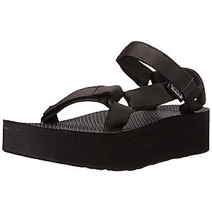 Teva Women's Flatform Universal Black 9 M