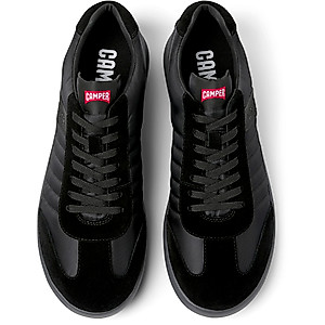 Camper Men's Fashion Sneaker, Black/Gray, 11