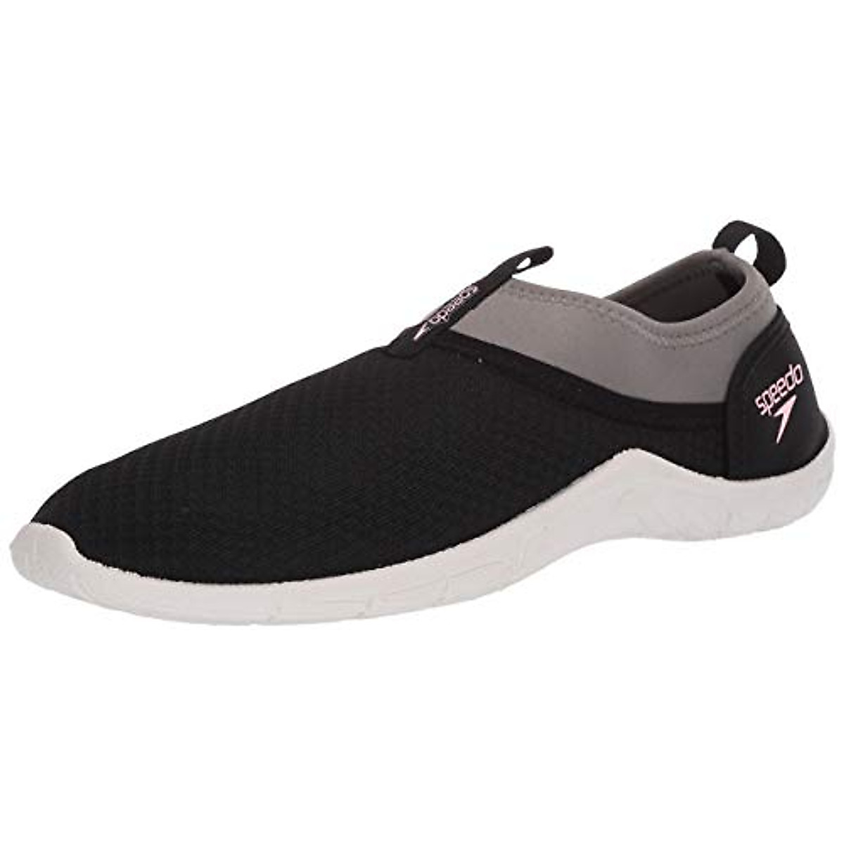 Speedo Women's Water Shoe Tidal Cruiser, Black/Pink, 7 Womens US