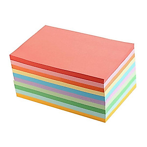 100 Sheets Colored Paper Printing Paper Copy Paper A4 Size Double Sided Lightweight Paper Construction Paper for Office School Statiionary Supply Art