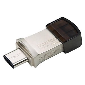Transcend TS32GJF890S 32GB Jetflash 890, Silver Plating