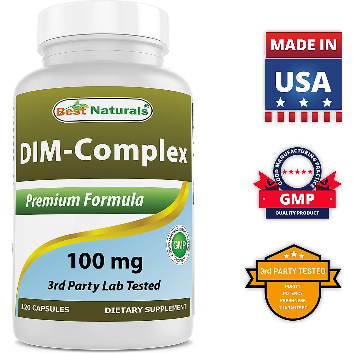 Calcium D-Glucarate 200 mg & DIM Supplement 100 mg