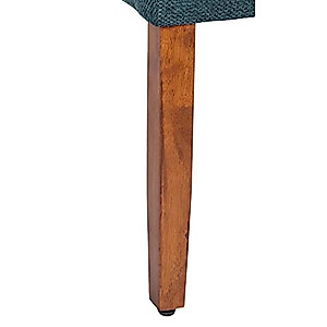 HomePop Parsons Classic Upholstered Accent Dining Chair, Set of 2, Navy