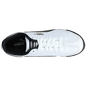 PUMA Men's ROMA BASIC Sneaker, white-black, 13