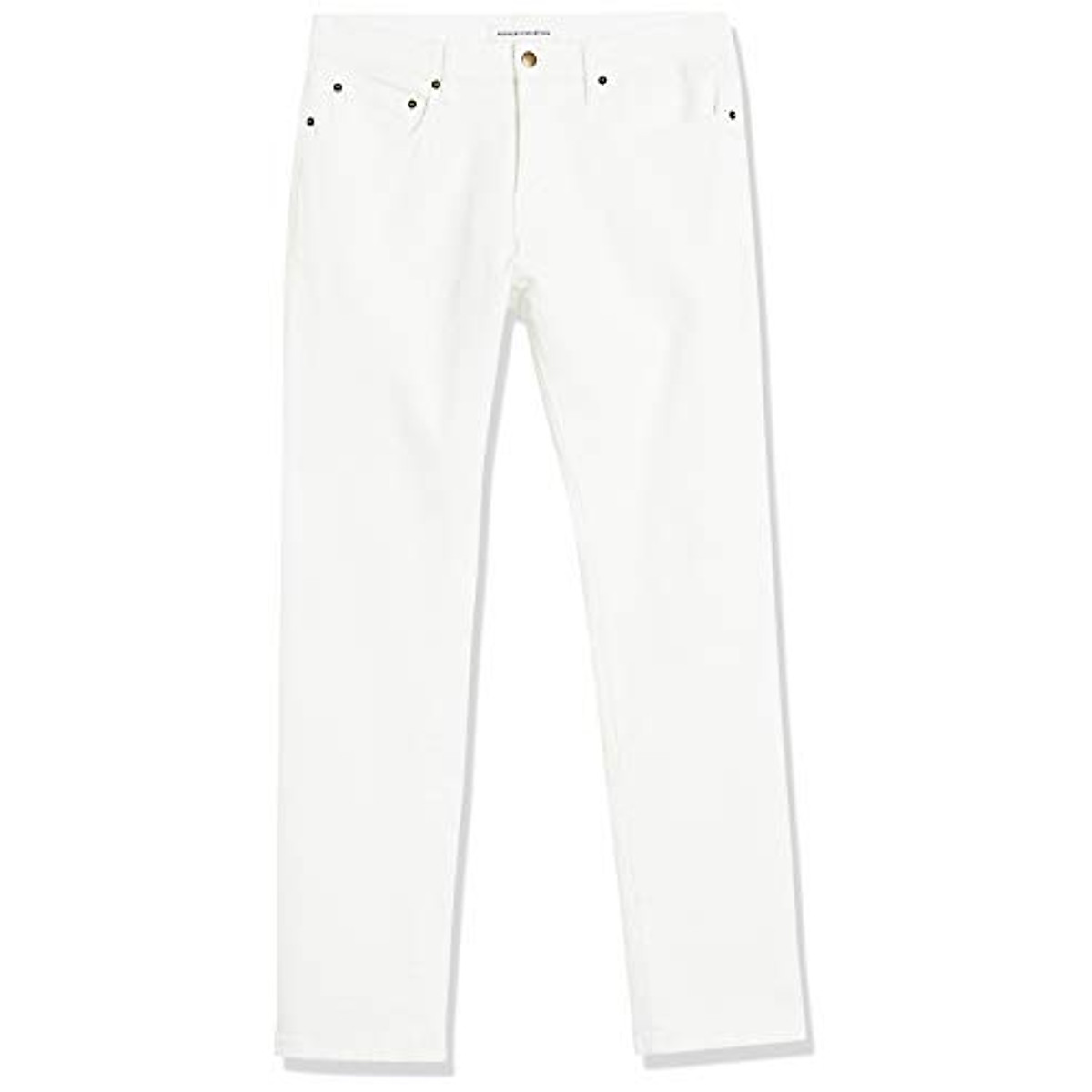Amazon Essentials Men's Athletic-Fit Stretch Jeans - Bright White, 42W x 28L