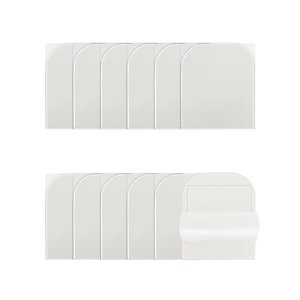 12 Pcs Refill Glue Pads Compatible with Bug md No Fly Zone Bug Zapper, Sticky Pads for Bug Catcher Plug in Fly Traps Indoor Insect Trap