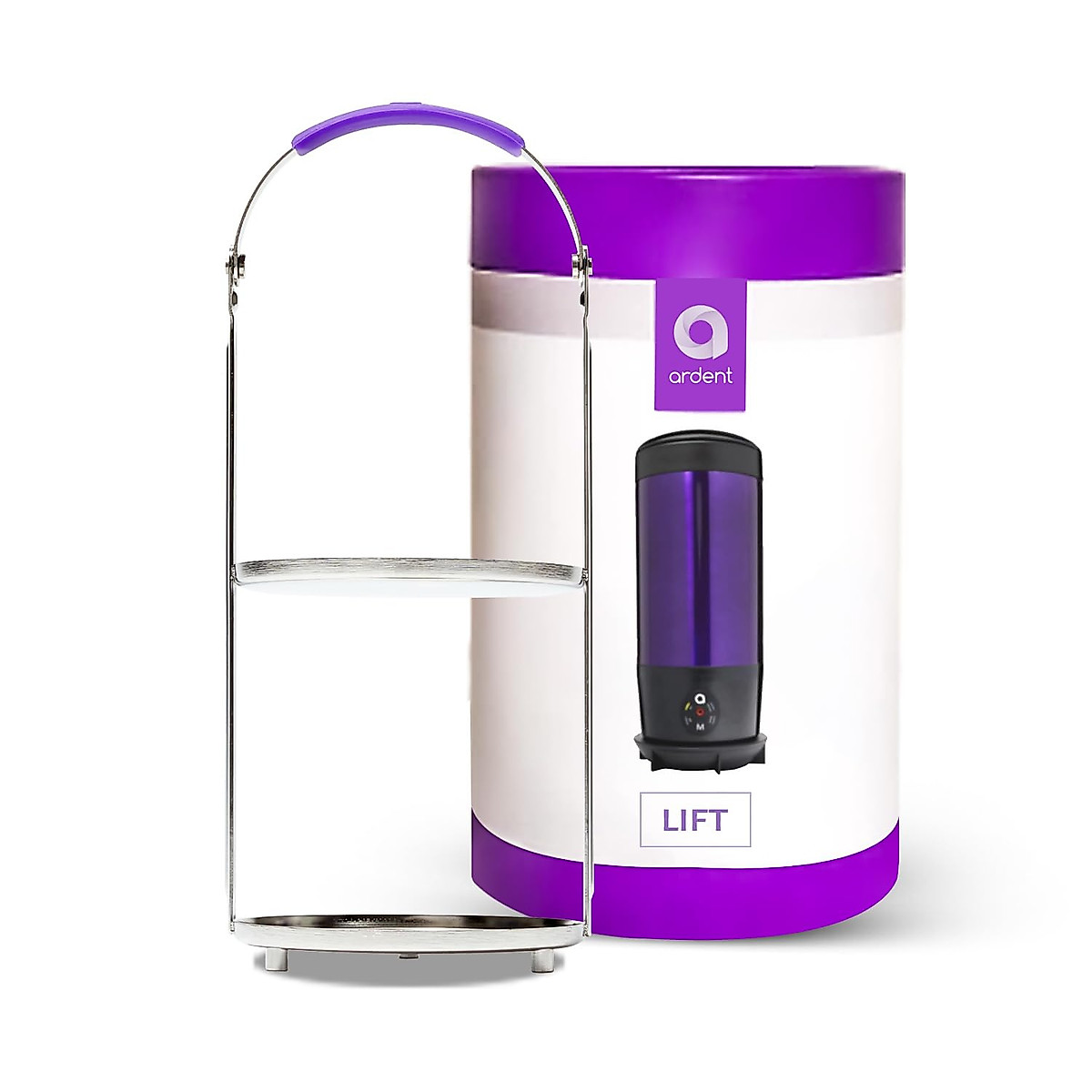 Ardent Nova Double Lifter Cooling Rack - 100% Stainless Steel, Food-Safe, Rust-Resistant Double-Tier Rack for Cooling with a 45° Rotating Handle