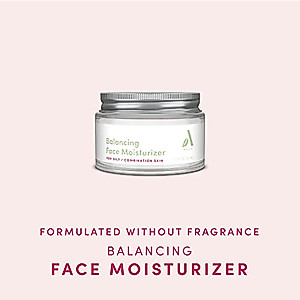 Amazon Aware Balancing Face Moisturizer with Licorice Root Extract & Vitamin C, Formulated without Fragrance, Oily to Combination Skin, 1.7 fl oz