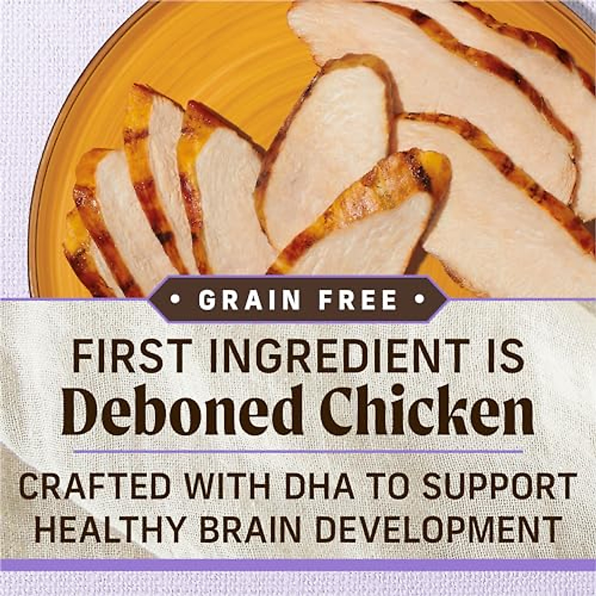 Merrick Lil’ Plates Premium Grain Free Dry Puppy Food for Small Dogs, Real Chicken and Sweet Potato Kibble - 12.0 lb. Bag