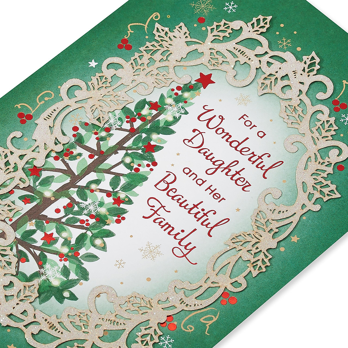 American Greetings Christmas Card for Daughter and Family (You're Appreciated)