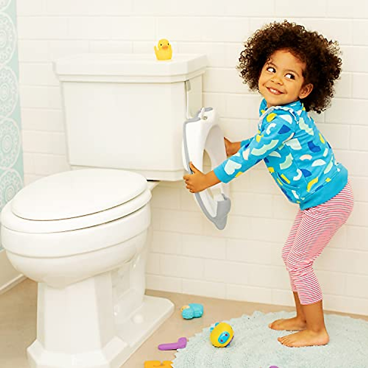 Munchkin® Hooked™ Potty Ring Storage Hook, Grey