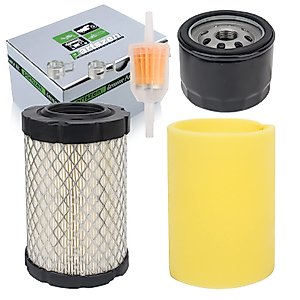 partszen YT3000 Pre Air Fuel Oil Filter for Craftsman LTX1000 LT1000 LT2000 YS4500 T2200 YTS3000 GT5000 T1400 for JD E140 E150 L105 L107 L108 L110 LA105 LA115 for 31L777 31M977 31Q777 331707 331777