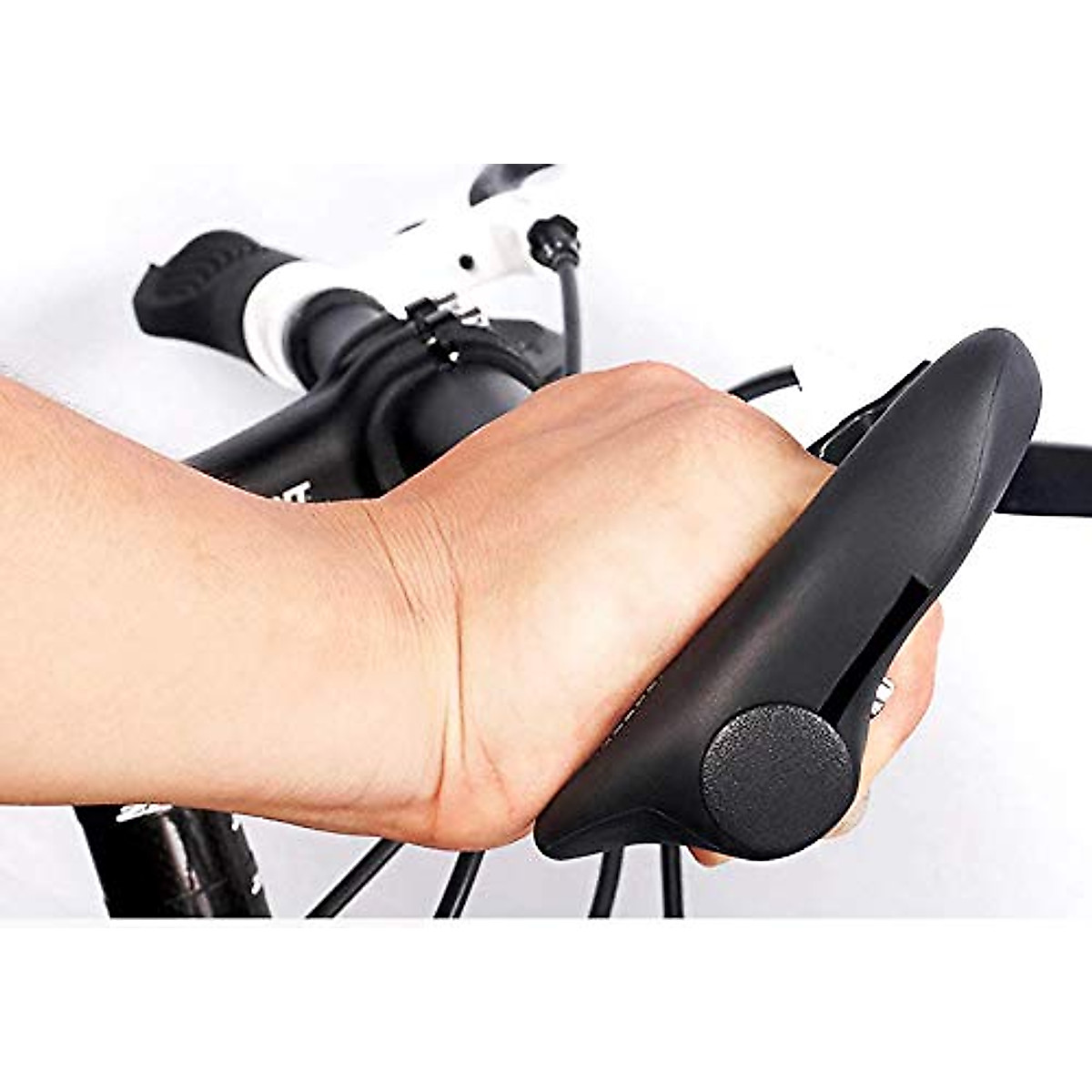 ITODA Rubber Bicycle Handlebar Grips, Non-Slip Bike Handle Mountain Bike Holding Grips Shock Resistance Absorbent Comfortable Bike Accessories for 22mm Handlebar