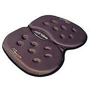 G Seat LITE Travel Gel Foam Cushion Back Pain, Sciatica, Pressure Relief |Relieves Tailbone Discomfort, Promote Healthy Posture| Ergonomic Comfort | Car, Commute, Airplane and Travel Comfort - Gray