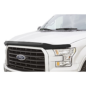 Auto Ventshade [AVS] Bugflector Hood Shield | 2016 - 2019 Ford Explorer , Black, High Profile, Smoke, 1 pc. | 23743